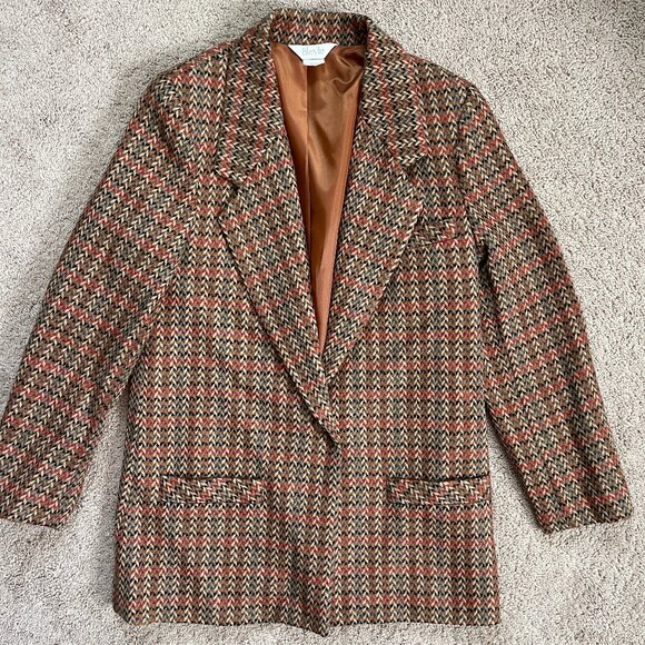 Bleyle | Jackets & Coats | Vintage Bleyle Tweed 0 Wool Blazer Fall ...
